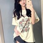 Tahiki - Short-Sleeve Graphic Print T-Shirt | YesStyle