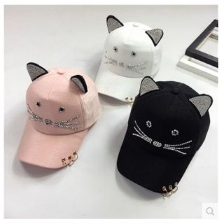 FROME - Cat Ear Baseball Cap | YesStyle