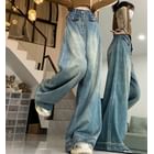 Wisjam - High Waist Washed Wide Leg Jeans | YesStyle