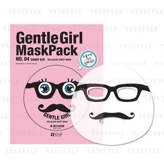 SNP - Gentle Girl Mask Pack Cellulose Sheet Mask No.04 Dandy Boy | YesStyle