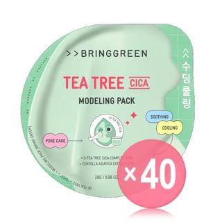 Buy BRING GREEN - Tea Tree Cica Modeling Pack (x40) (Bulk Box) in Bulk ...