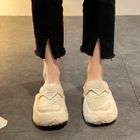 Burumaphia - Lettering Fluffy Mules | YesStyle