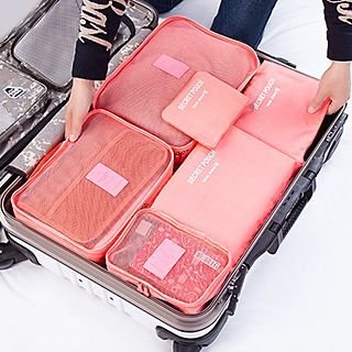 Roseate - Set of 6: Travel Packing Cubes | YesStyle