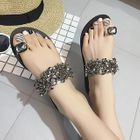 Shoeland - Embellished Toe Loop Sandals | YesStyle