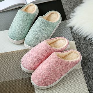 Showroom - Fleece-lined Home Slippers | YesStyle