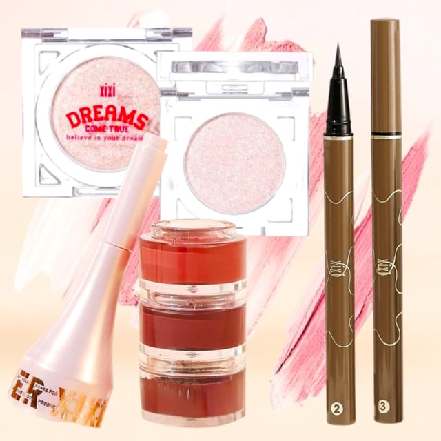 xixi - Bundle: Glitter Glow Eye & Lip Set | YesStyle