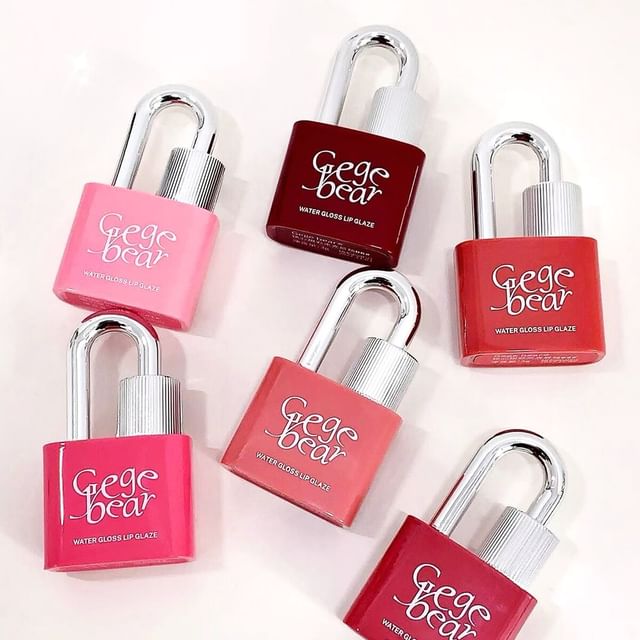 Gege Bear - Lock Heart Sweet Water Lip Gloss - 4-6 | YesStyle