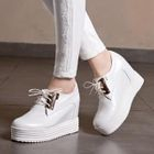 Shoes Galore - Lace-Up Platform Hidden Wedges | YesStyle