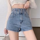 NENE - Belt-Waist Denim Shorts | YesStyle