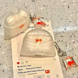 Capritz - Goldfish AirPods / Pro Earphone Case Skin with Charm | YesStyle