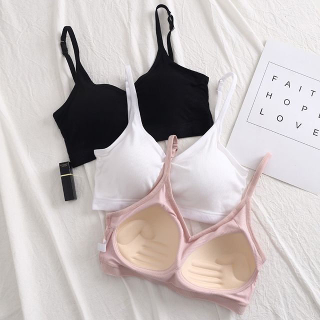 camikiss - Wireless Open-Back Bra | YesStyle