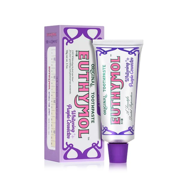EUTHYMOL - Original Toothpaste Whitening Purple Corrector | YesStyle
