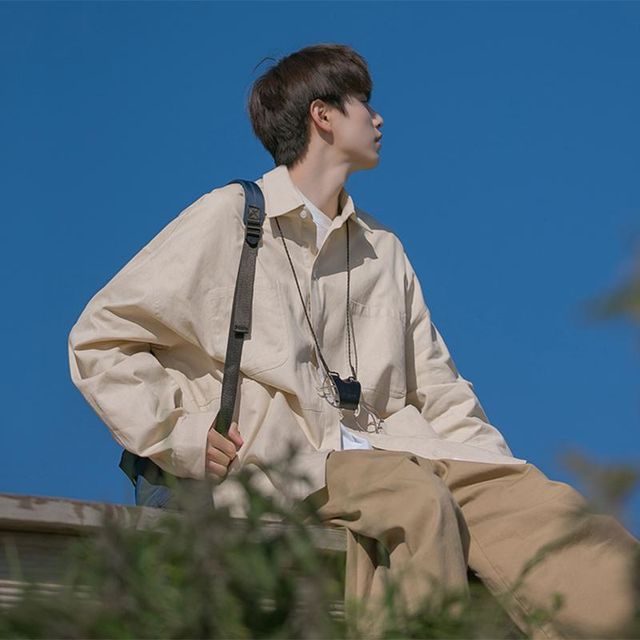 Artistman - Plain Shirt Jacket | YesStyle