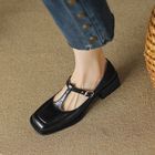 Cinnabelle - Square-Toe T-Bar Block Heel Pumps | YesStyle