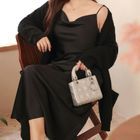 Telipino - Cowl Neck Plain Camisole Top / High Rise Maxi Fishtail Skirt ...