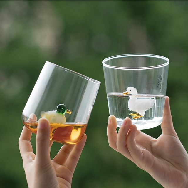 Modern Wife - 3D Duck Glass Drinking Cup | YesStyle