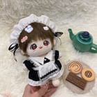 Masoom - Set: Maid Dress + Headpiece + Apron for Plush Doll (For 10 ...