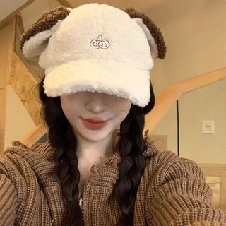 FROME - Dog Ear Faux Shearling Baseball Cap | YesStyle