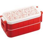 Skater - Hello Kitty/Retro 2-Tier Lunch Box 600ml with Chopsticks | YesStyle