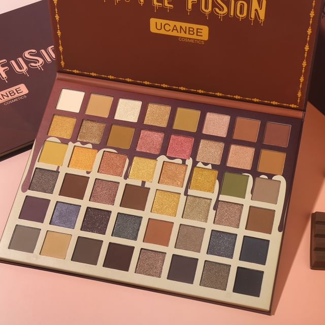UCANBE - Toffee Fusion 48 Color Eyeshadow Palette | YesStyle