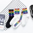 TAHLIA - Rainbow Color Lettering Socks | YesStyle