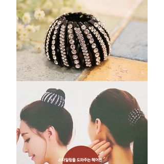 Miss21 Korea - Rhinestone Folding Hair Bun Maker | YesStyle