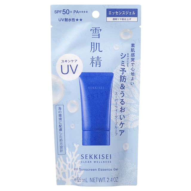 Kose - Sekkisei Clear Wellness UV Sunscreen Essence Gel SPF 50+ PA ...