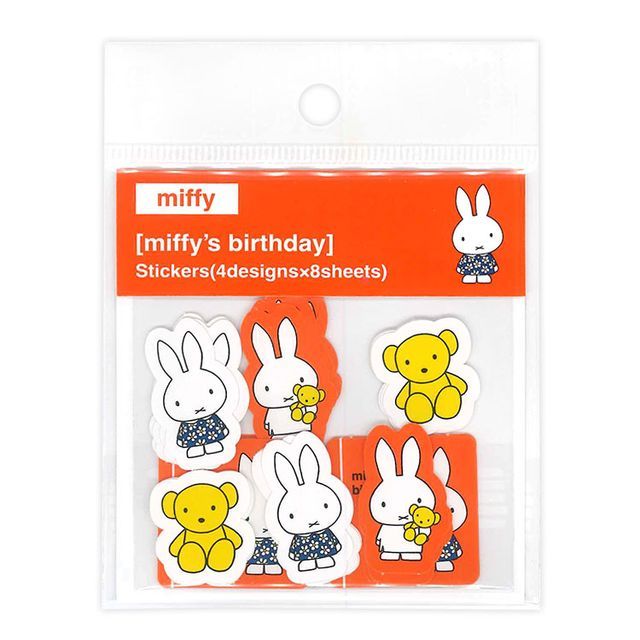 Alpha Collection - Miffy Stickers Set - Miffy's Birthday | YesStyle
