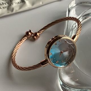 BELESIL - Vintage Open Bangle Watch | YesStyle