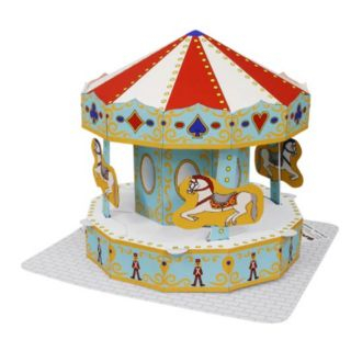 EZ Paper Things - Carousel DIY 3D Paper Model Toy | YesStyle