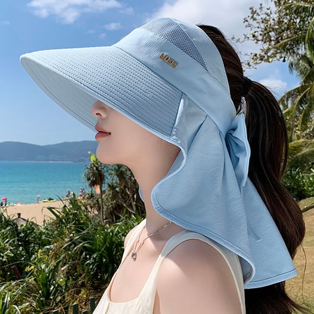 Hatrix - Open Top Sun Hat with Neck Flap | YesStyle