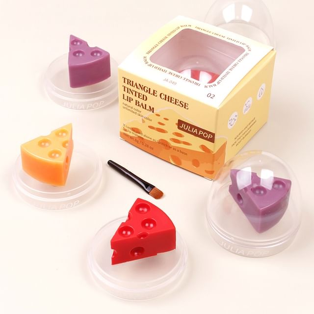 JULIA POP - Triangle Cheese Colour Change Tinted Lip Balm - 3 Shades ...