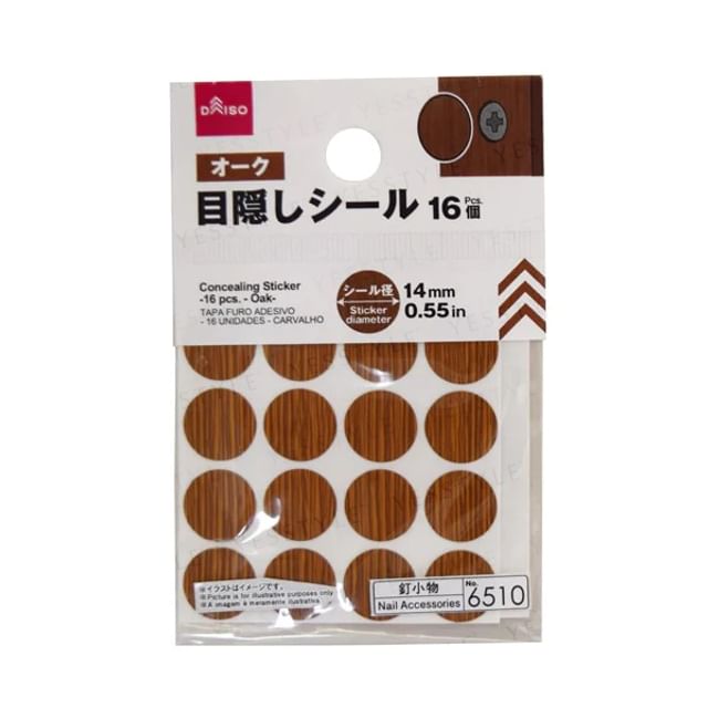 DAISO - Concealing Sticker Oak | YesStyle