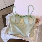 Count to 10 - Plain Rhinestone Bustier Top | YesStyle