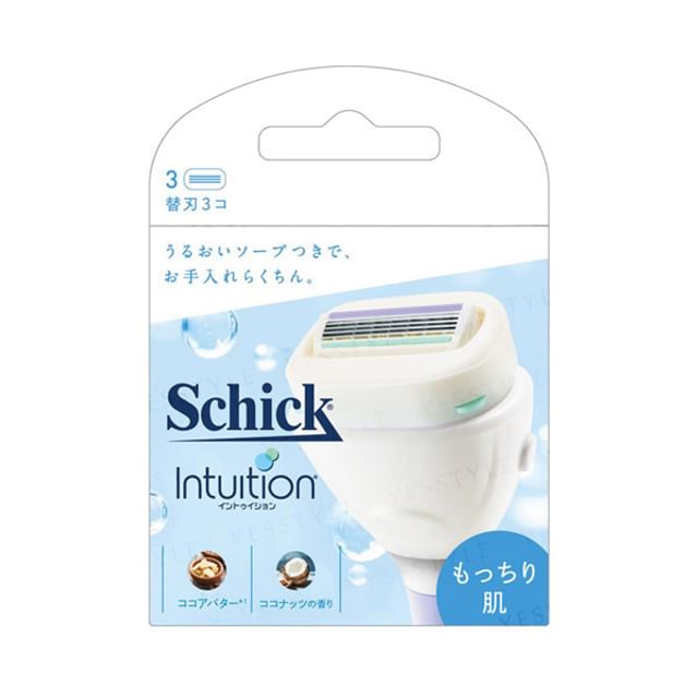Schick Japan - Intuition Moist Skin Slim Razor Blade Refill | YesStyle