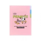 TANBAYA - PEANUTS SNOOPY AMERICAN TASTE 10 Die-cut Clear file 5P A4 Sized (Pink) | YesStyle