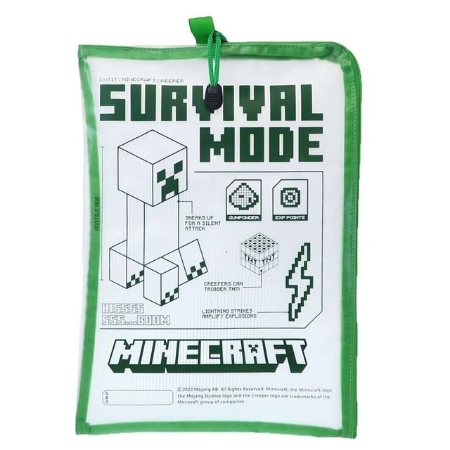 Alpha Collection - MINECRAFT A4 Document Case | YesStyle