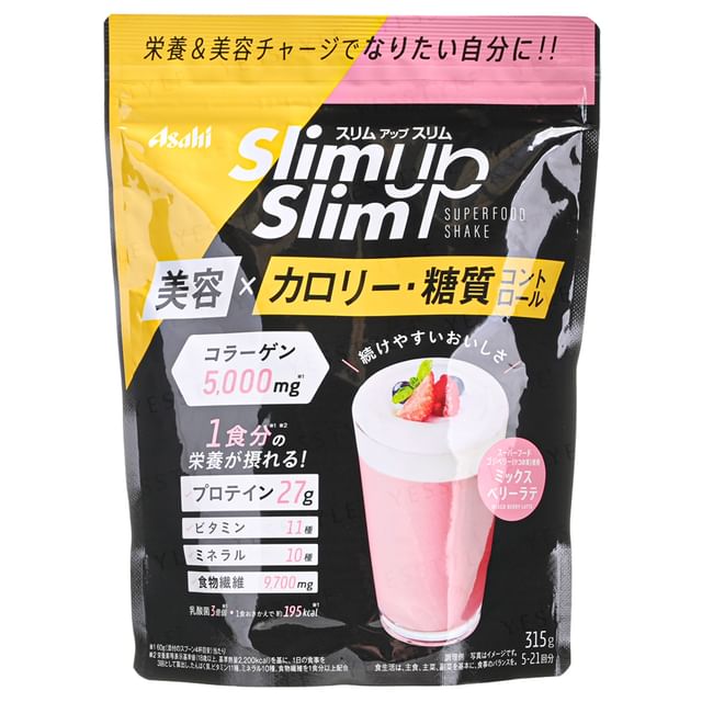 Asahi - Slim Up Slim Lactobacillus + Superfood Shake Mixed Berry Latte ...