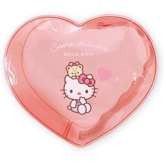 T'S Factory - Hello Kitty Heart Shaped Clear Pouch | YesStyle
