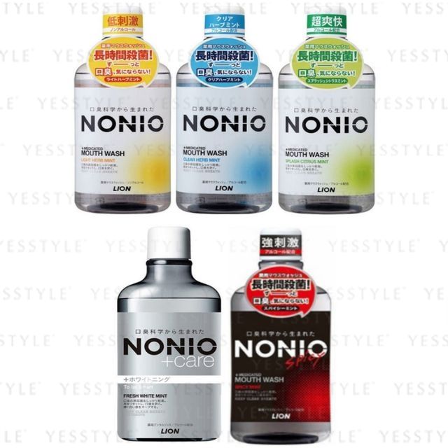 LION - Nonio Mouthwash 600ml - 5 Types | YesStyle