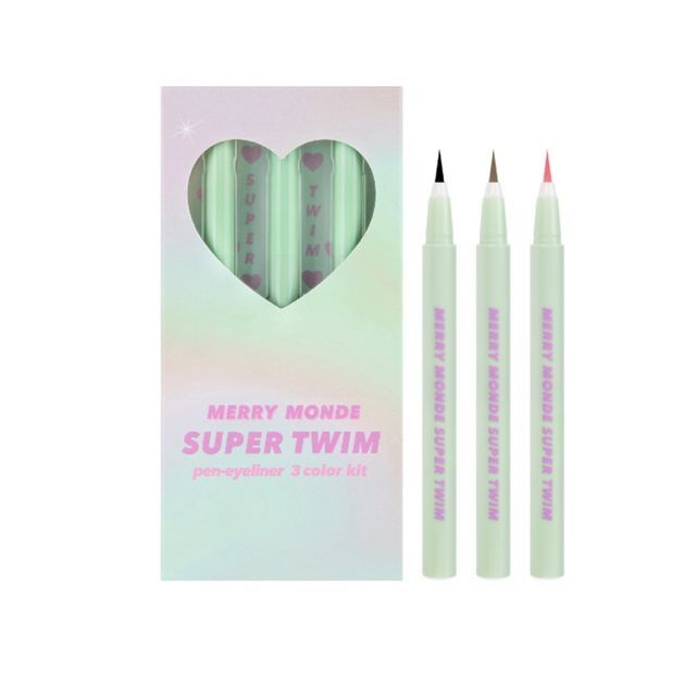 Merry monde - Super Twim Pen Eyeliner Kit - 3 Types | YesStyle