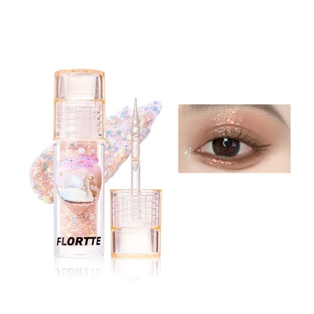 FLORTTE - SHINY LIQUID EYESHADOW - 4 Colors (5-8) | YesStyle