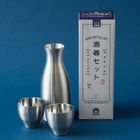 3COINS - Stainless Steel Sake Bottle and Cup Set | YesStyle
