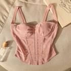 Eranellah - Plain Bustier Top | YesStyle