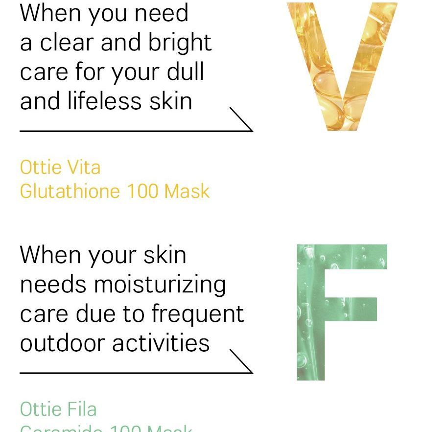 Buy Ottie - 100 Mask - 4 Types in Bulk | AsianBeautyWholesale.com