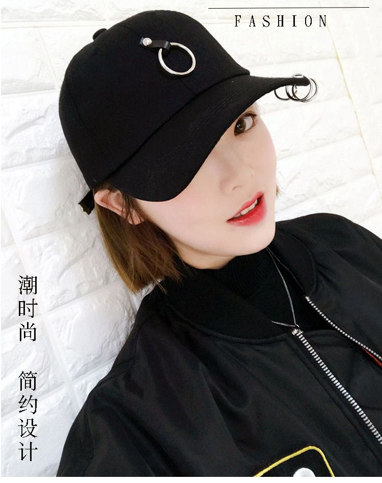 Skycap Ring Detail Baseball Cap | YesStyle
