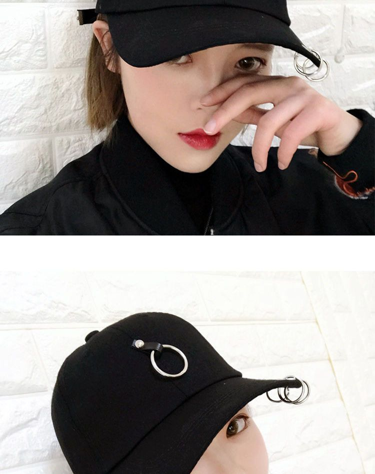 Skycap Ring Detail Baseball Cap | YesStyle
