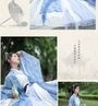 Nuwa - Hanfu Set: Light Jacket + Long-Sleeve Top + Maxi Skirt + Scarf ...