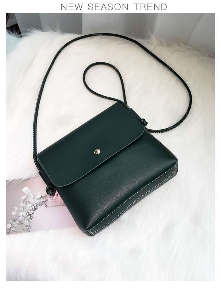 Lizzy Faux Leather Shoulder Bag | YesStyle
