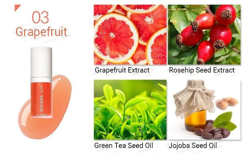 The Saem Eco Soul Lip Oil | YesStyle